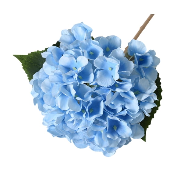 HILABEE 45cm Artificial Hydrangeas Flower with Stem Floral Arrangement ...