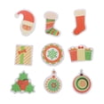 HILABEE 50 Pieces Christmas er Elements Self- er Gift Paster Baking ...