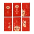HILABEE 6Pcs Chinese Lunar New Year Red Envelopes Lucky Money ...