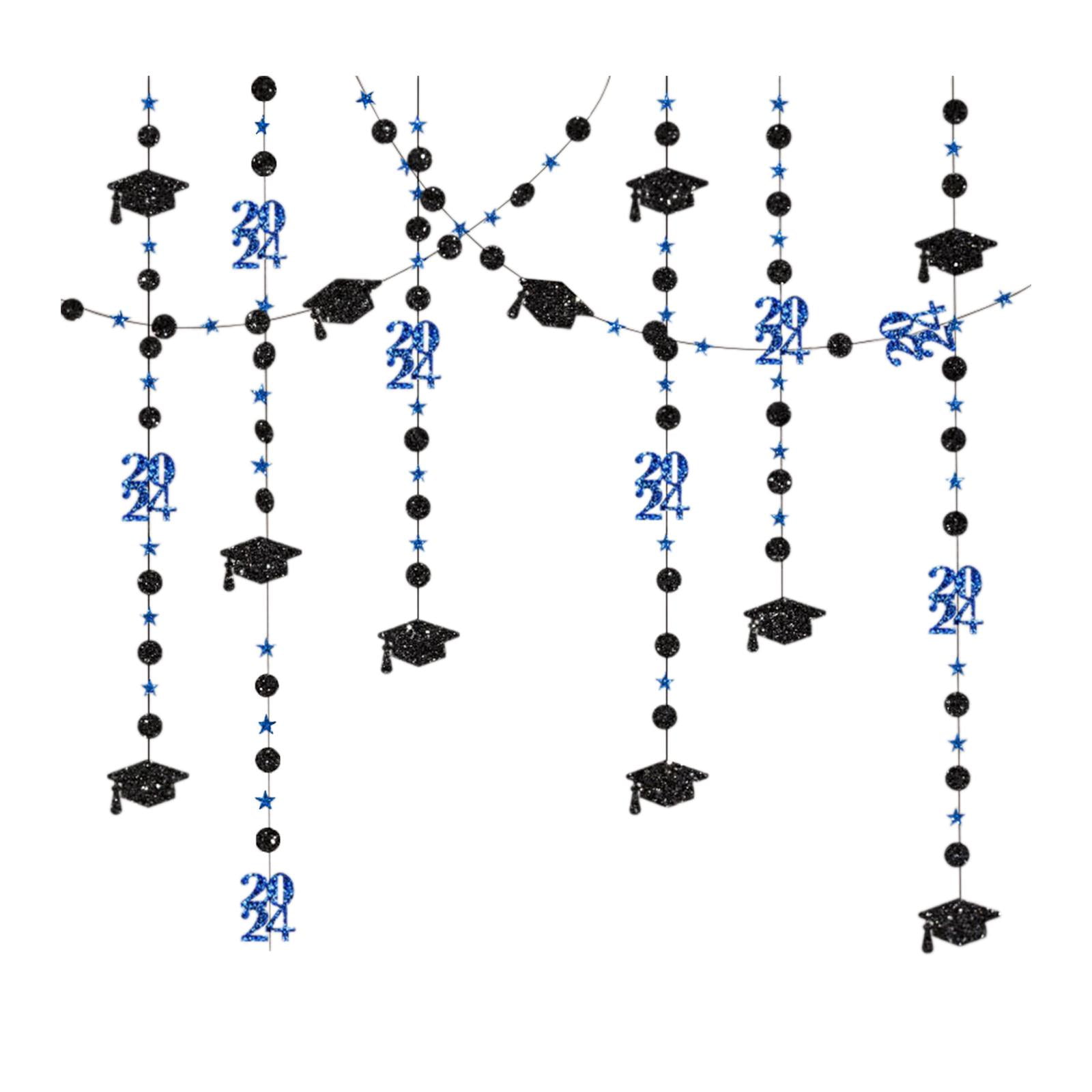 HILABEE Graduation Cap Garland Graduation Decoration Hanging Art Craft ...