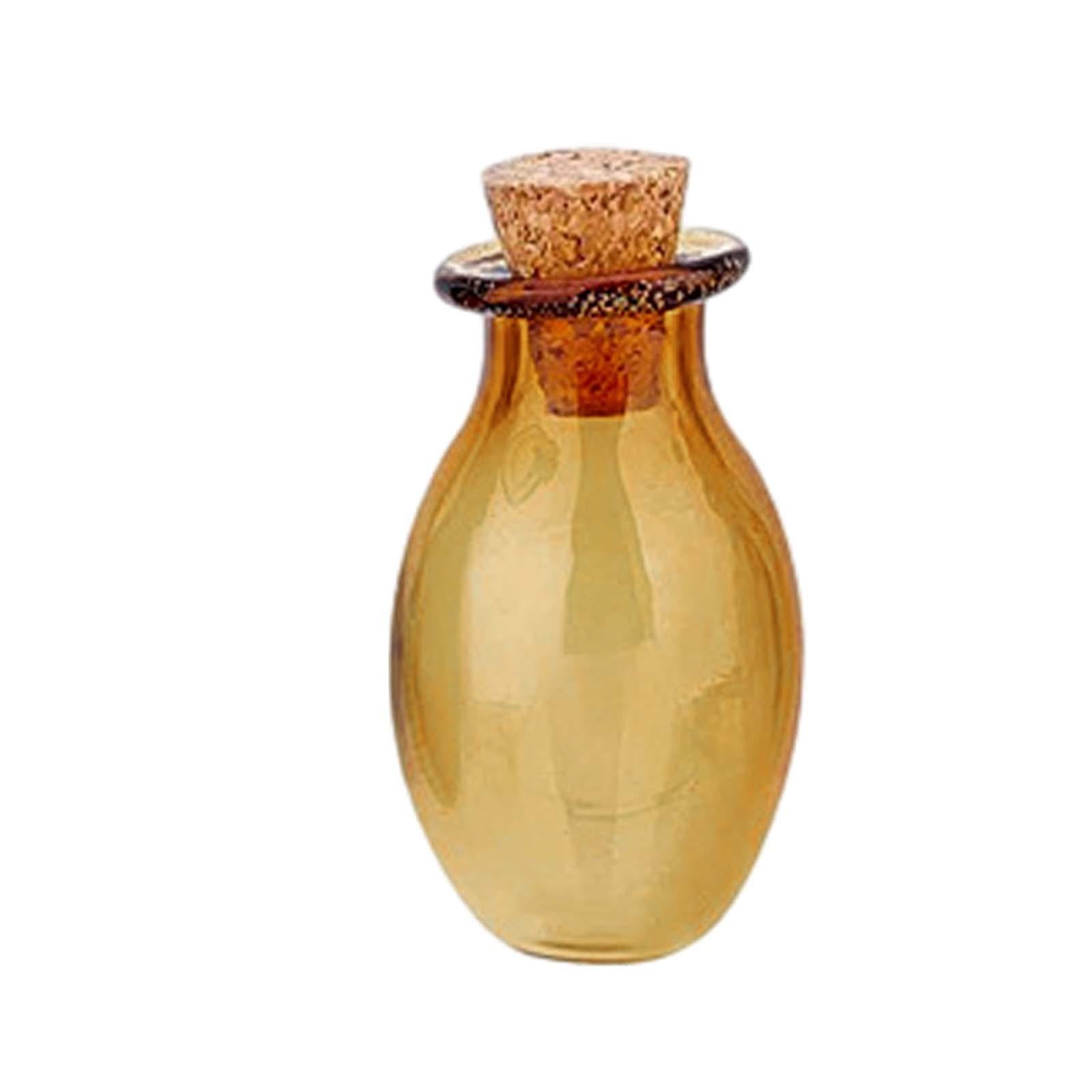 HILABEE Mini Glass Bottles with Cork Stoppers Wish Bottles Decorative ...