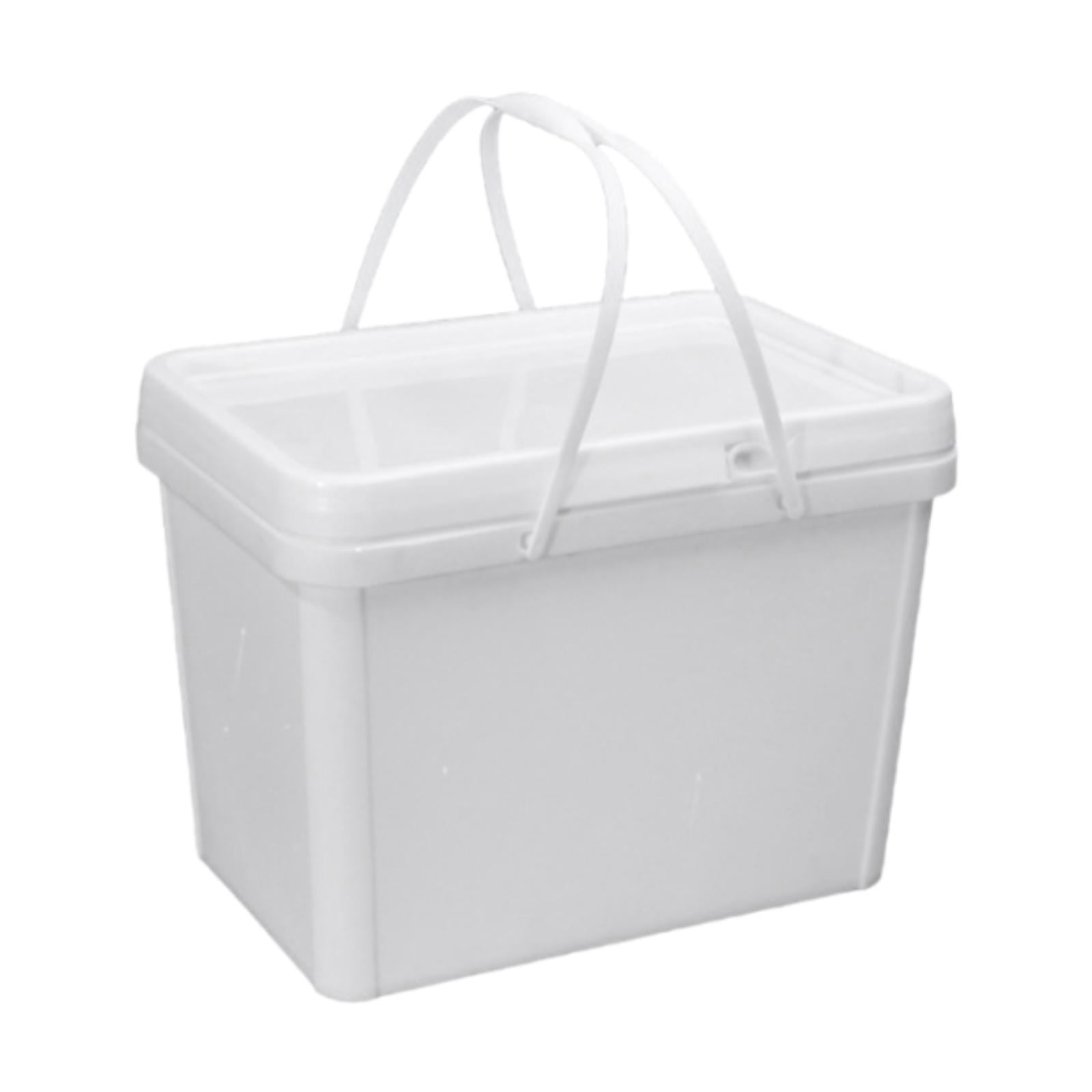 HILABEE Paint Bucket White Paint Pail for Repairs Small Paint Coating ...