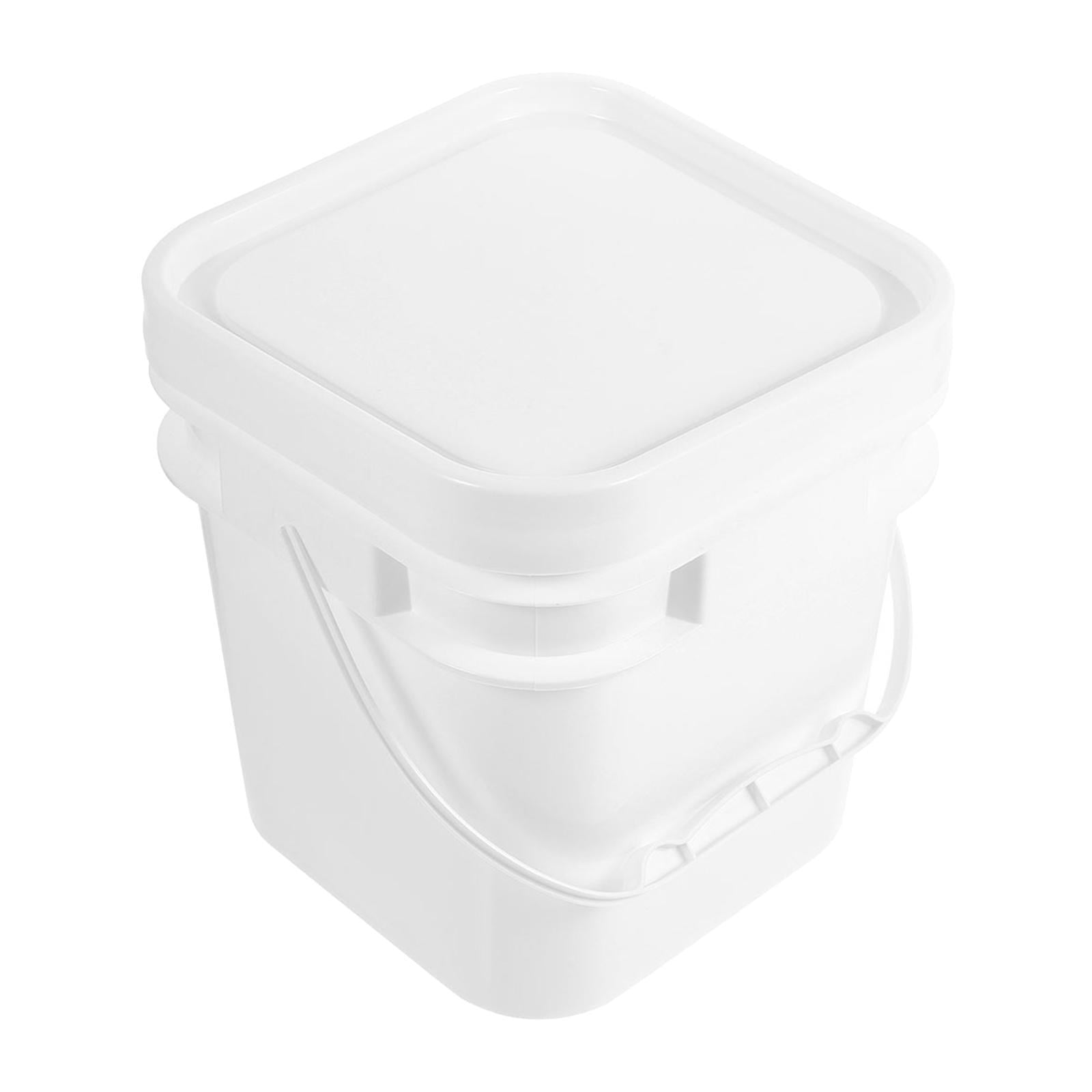 HILABEE Paint Bucket White Paint Pail for Repairs Small Paint Coating ...