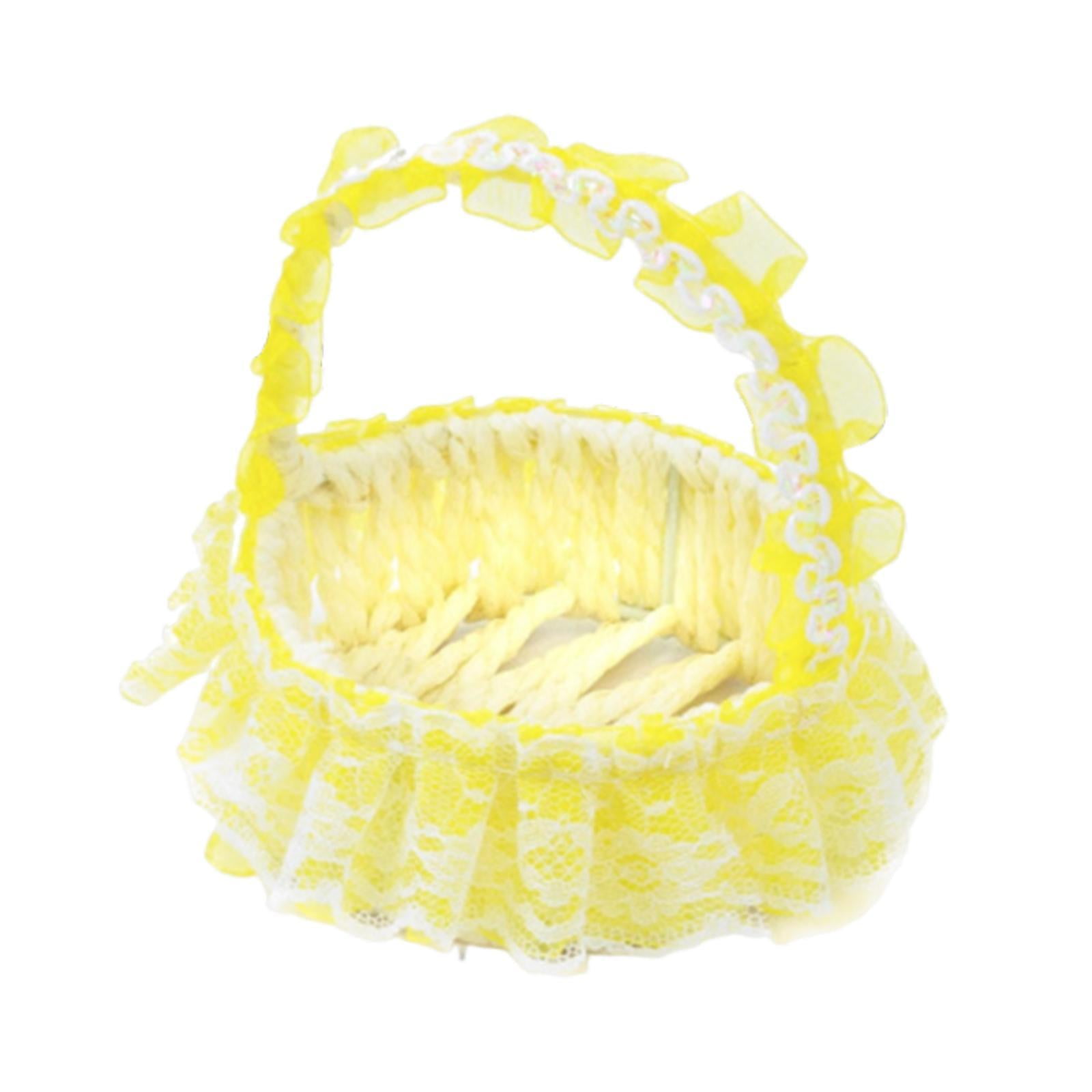 HILABEE Wedding Flower Basket Elegant Flower Girl Basket for Weddings ...