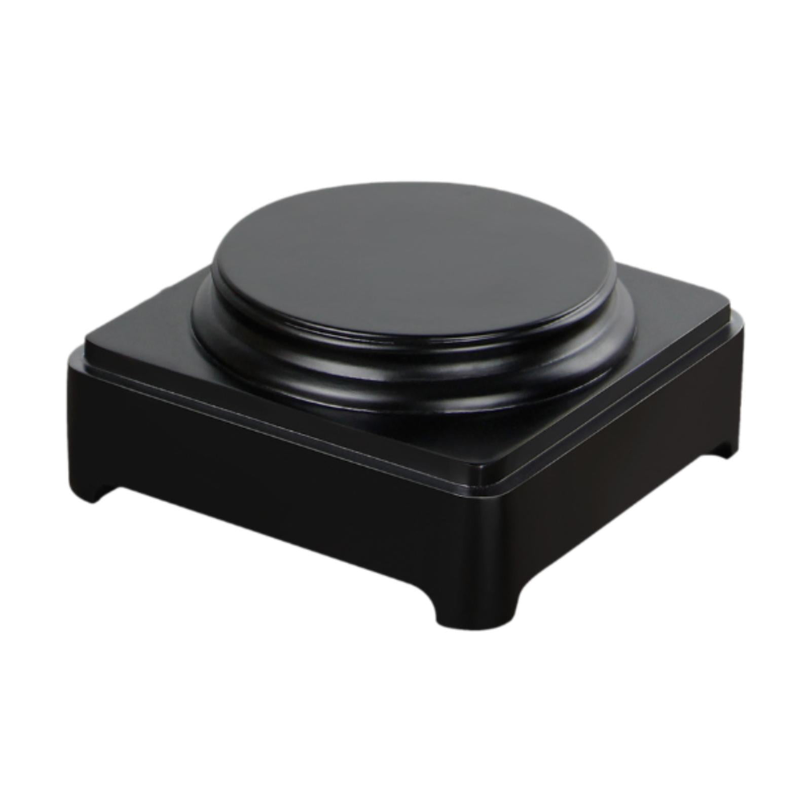 HILABEE Wooden Display Base Round Pedestal Display Base for Vase Riser ...