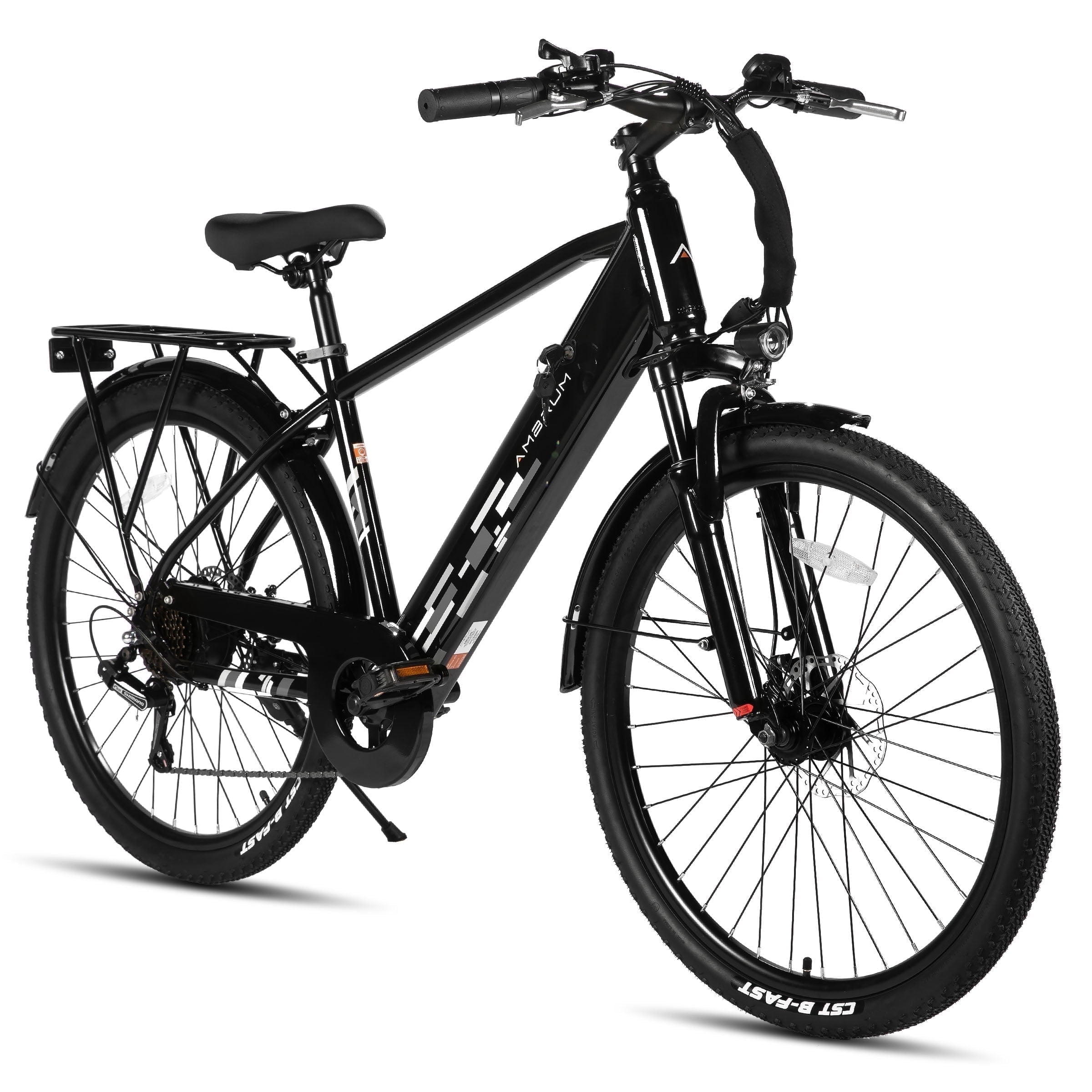 HILAND 26" Electric Bike for Adults with 500W Brushless Motor, 40Miles ...