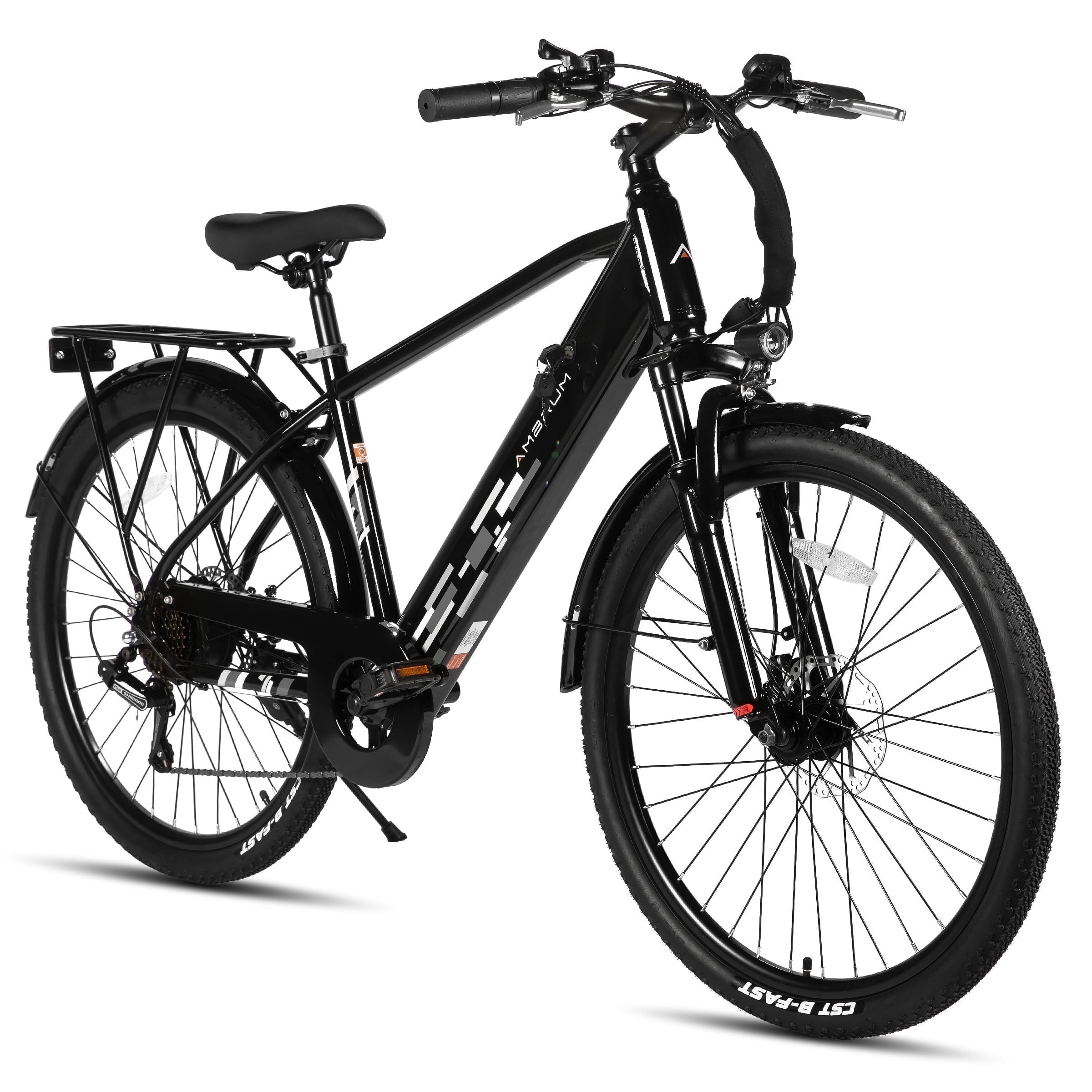 HILAND 26" Electric Bike for Adults, 500W Brushless Motor, 40Miles ...
