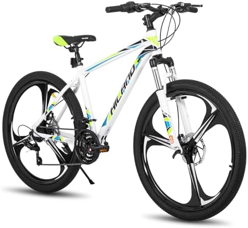 HILAND Mountain Bike, 3/6/Multi-Spokes, 21 Speeds Drivetrain, Aluminum ...