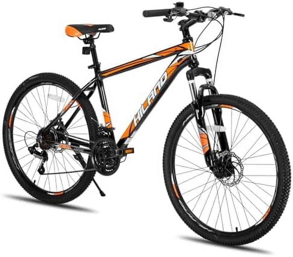HILAND Mountain Bike, 3/6/Multi-Spokes, 21 Speeds Drivetrain, Aluminum ...