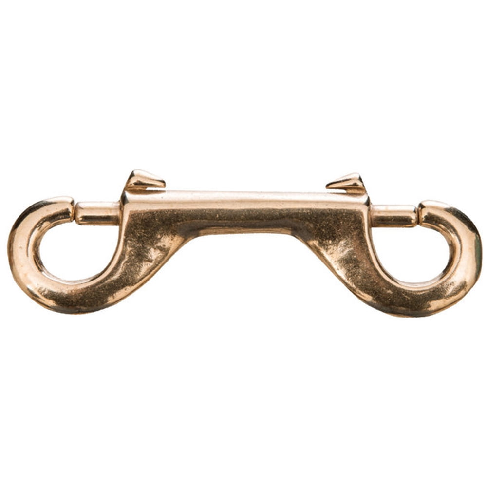 HILASON 16 Pack 4 In. Western Horse Saddle Tack Double End Snap Solid Brass - Walmart.com