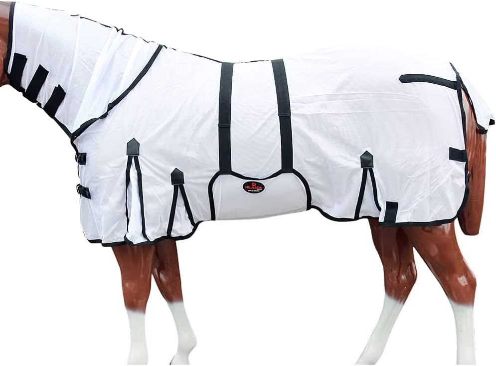 HILASON 72 Inches Horse Ultra Violet Rays Protect Mesh Bug Mosquito ...