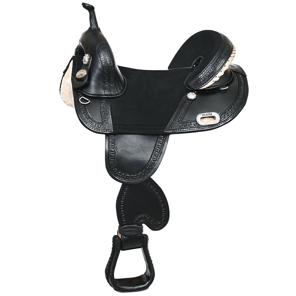 HILASON Western Horse Saddle Treeless Trail Racing Genuine American ...