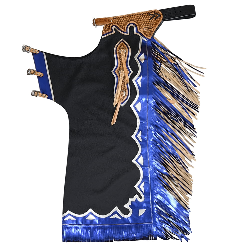 Hilason Handmade Genuine Leather Chaps Adult Handtooled Rodeo Bull ...