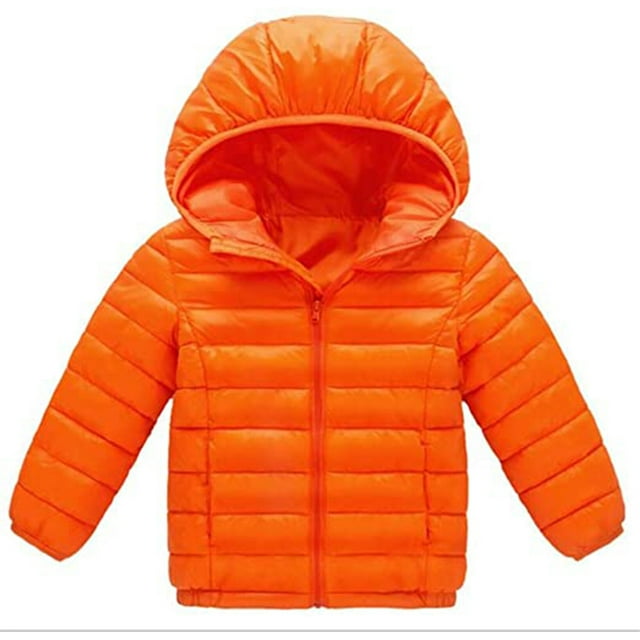 HILEELANG Kids Boy Girl Winter Hooded Puffer Jackets Coats Light Weight ...