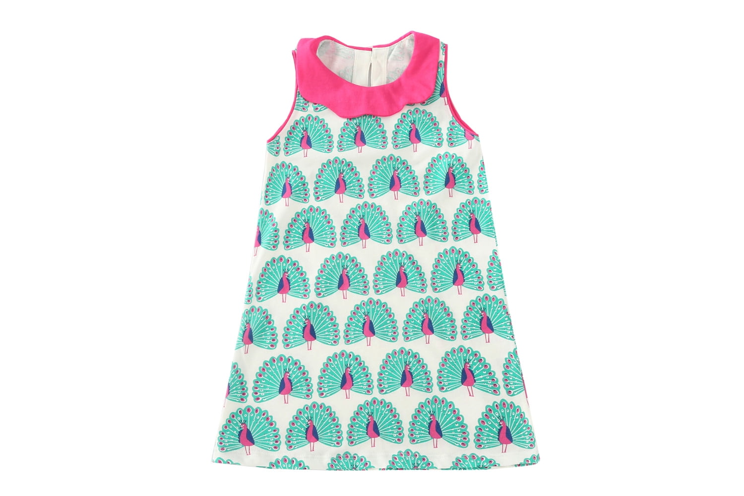 HILEELANG Little Girls Cotton Dress Sleeveless Casual Summer Striped ...