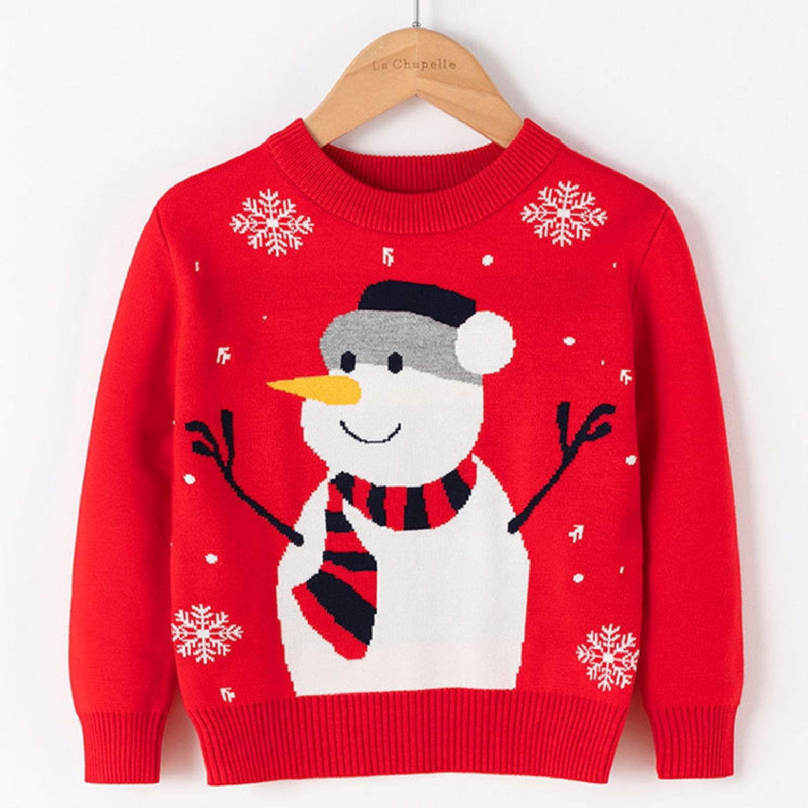HILEELANG Toddler Boy Girl Christmas Sweater Knite Pullover Xmas Red ...
