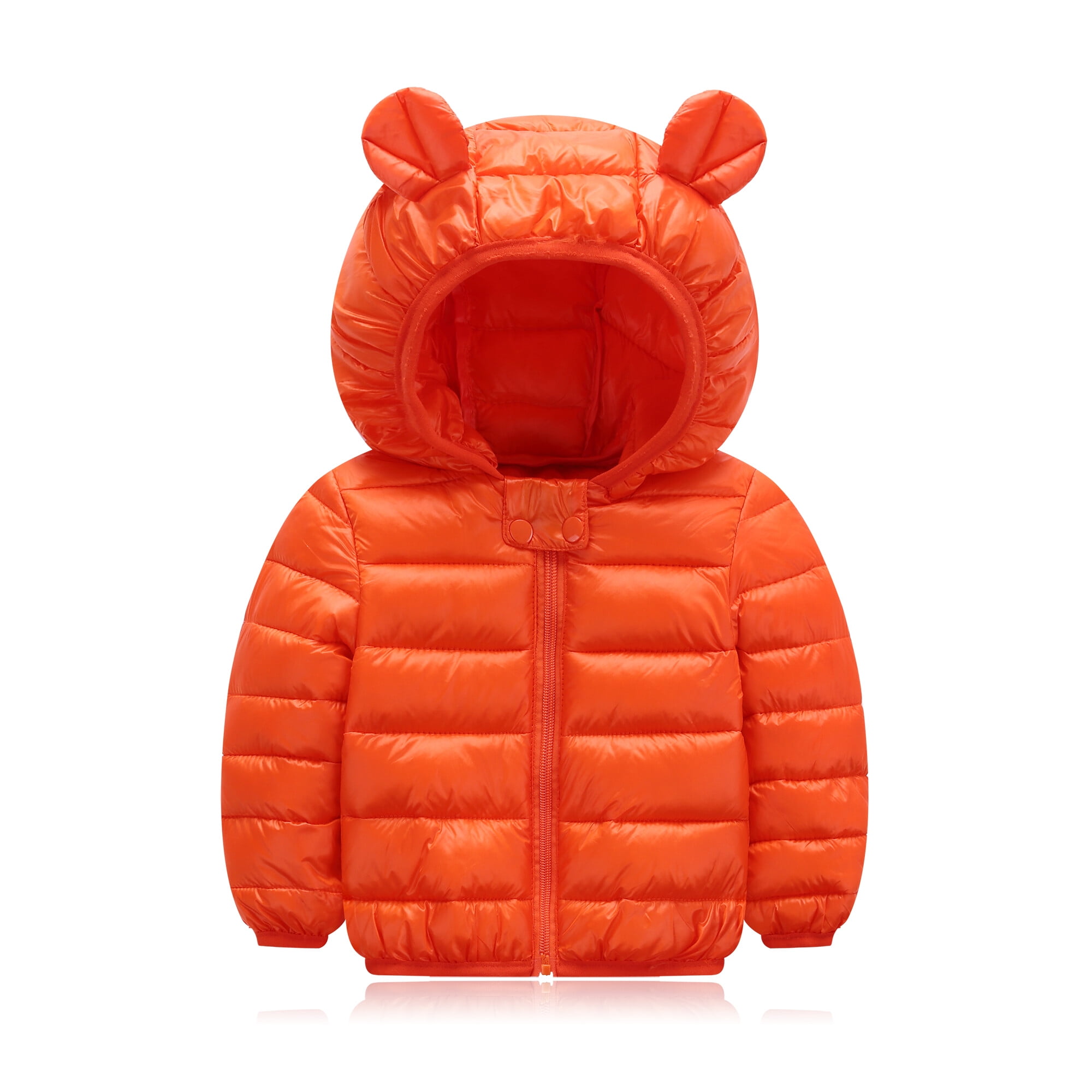 HILEELANG Toddler Baby Girl(12M-5T) Winter Puffer Jacket Coat Hooded Light Weight Padded Outwear ...