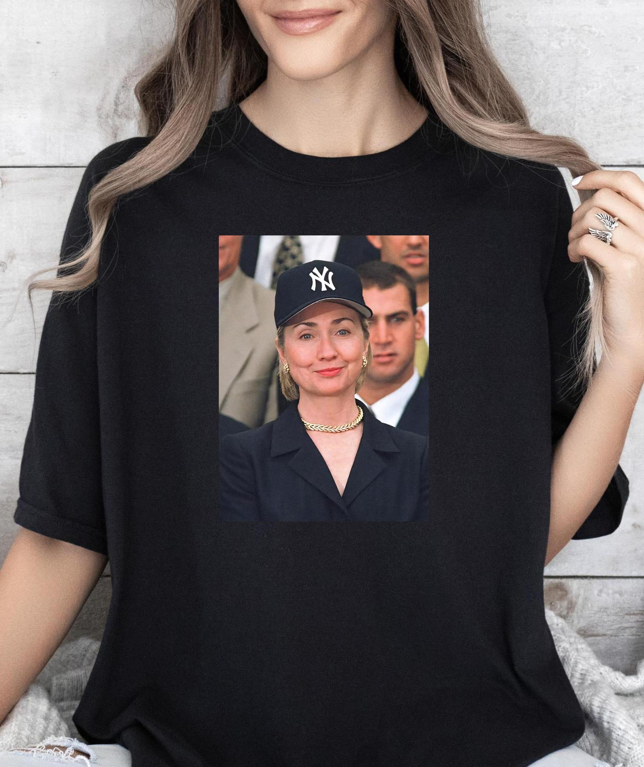 HILLARY Clinton Shirt, Vintage 90s Tshirt Of Young Hillary Clinton### ...