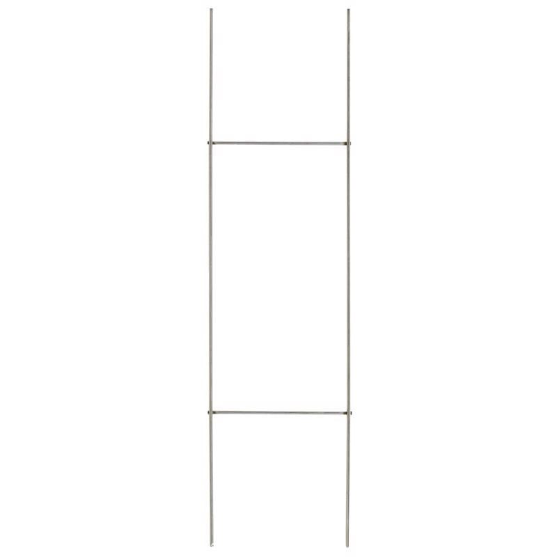 HILLMAN 0.14 in. D X 17.25 in. H Galvanized Silver Metal H-Bracket Sign ...