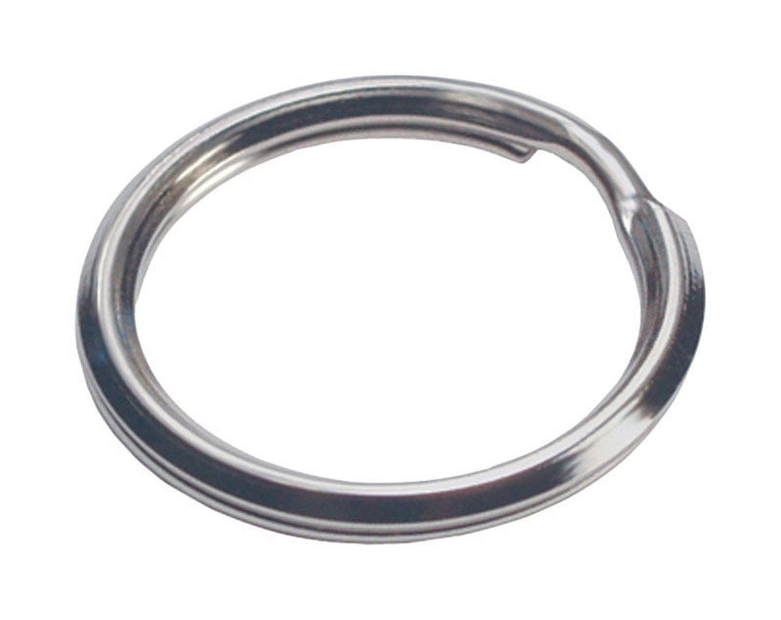 HILLMAN 3/4 in. D Tempered Steel Silver Split Rings Key Ring - Walmart.com