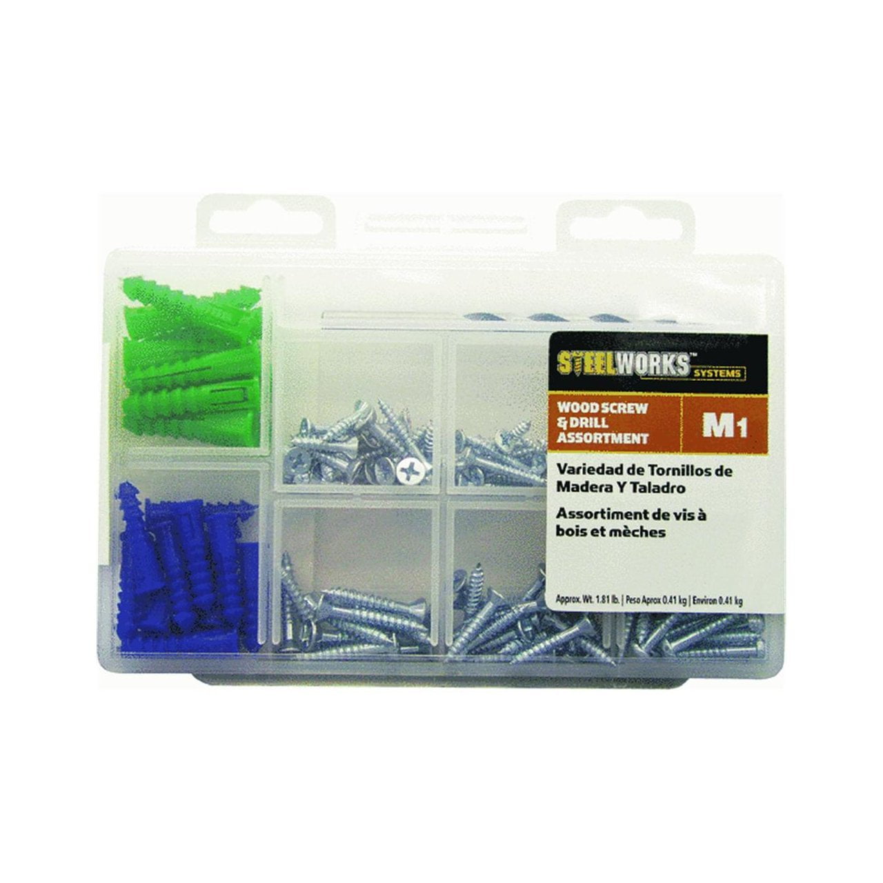 HILLMAN FASTENER 130250 Kit Wood/Screw Drill - Walmart Business Supplies