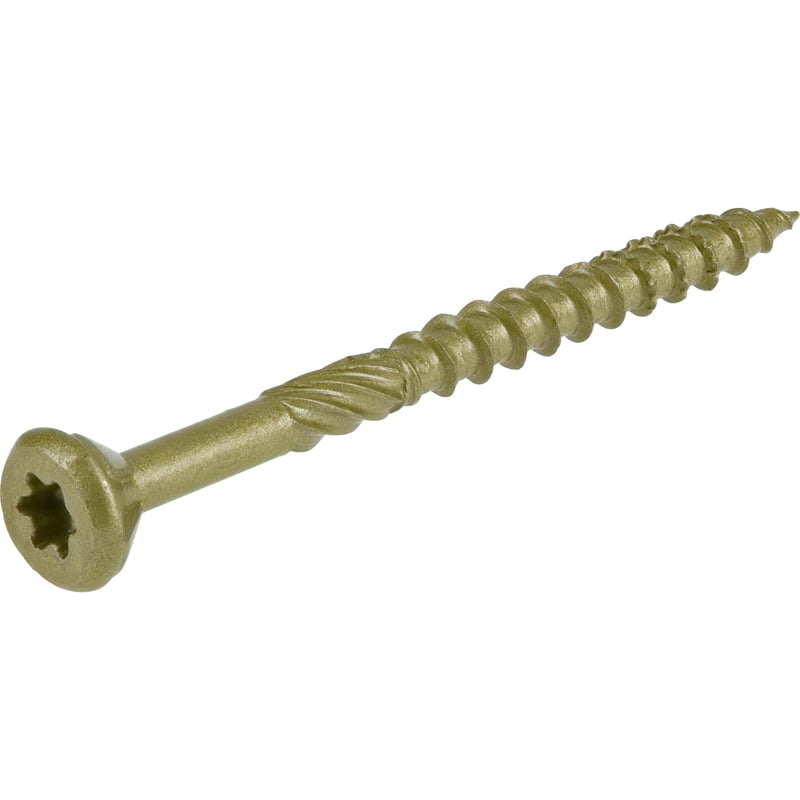 HILLMAN FASTENERS Wood & Deck Screws, Sharp Point, Star, #10 x 2.5-In ...