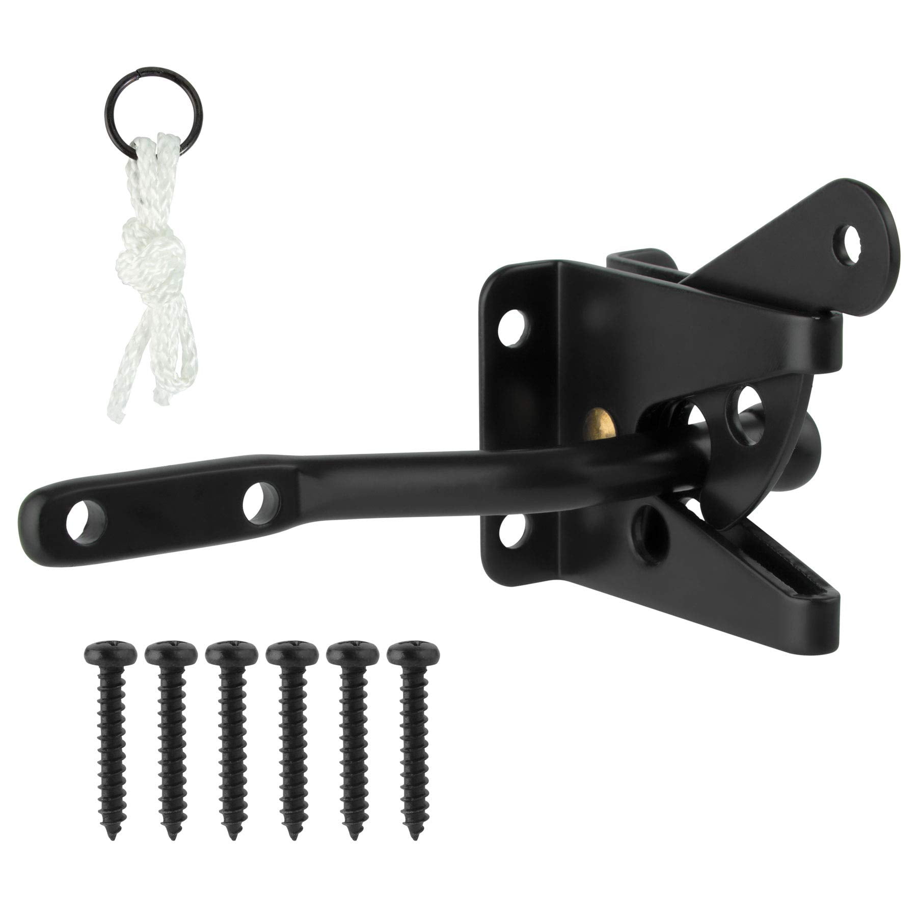 HILLMASTER Upgrade Self-Locking Gate Latch for Wooden Fence Heavy Duty ...
