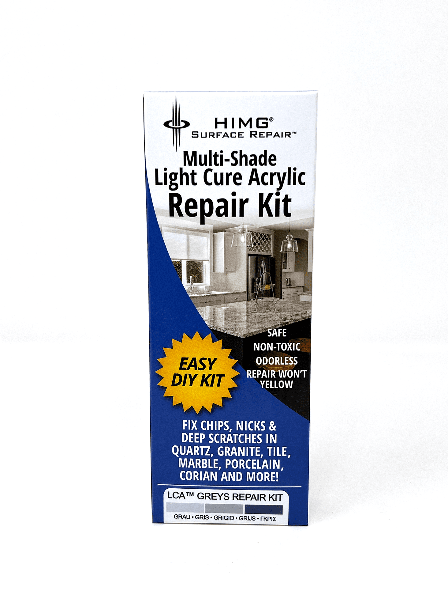 HIMG Surface Repair Kit, Grey Tones Acrylic Repair Material - Walmart.com