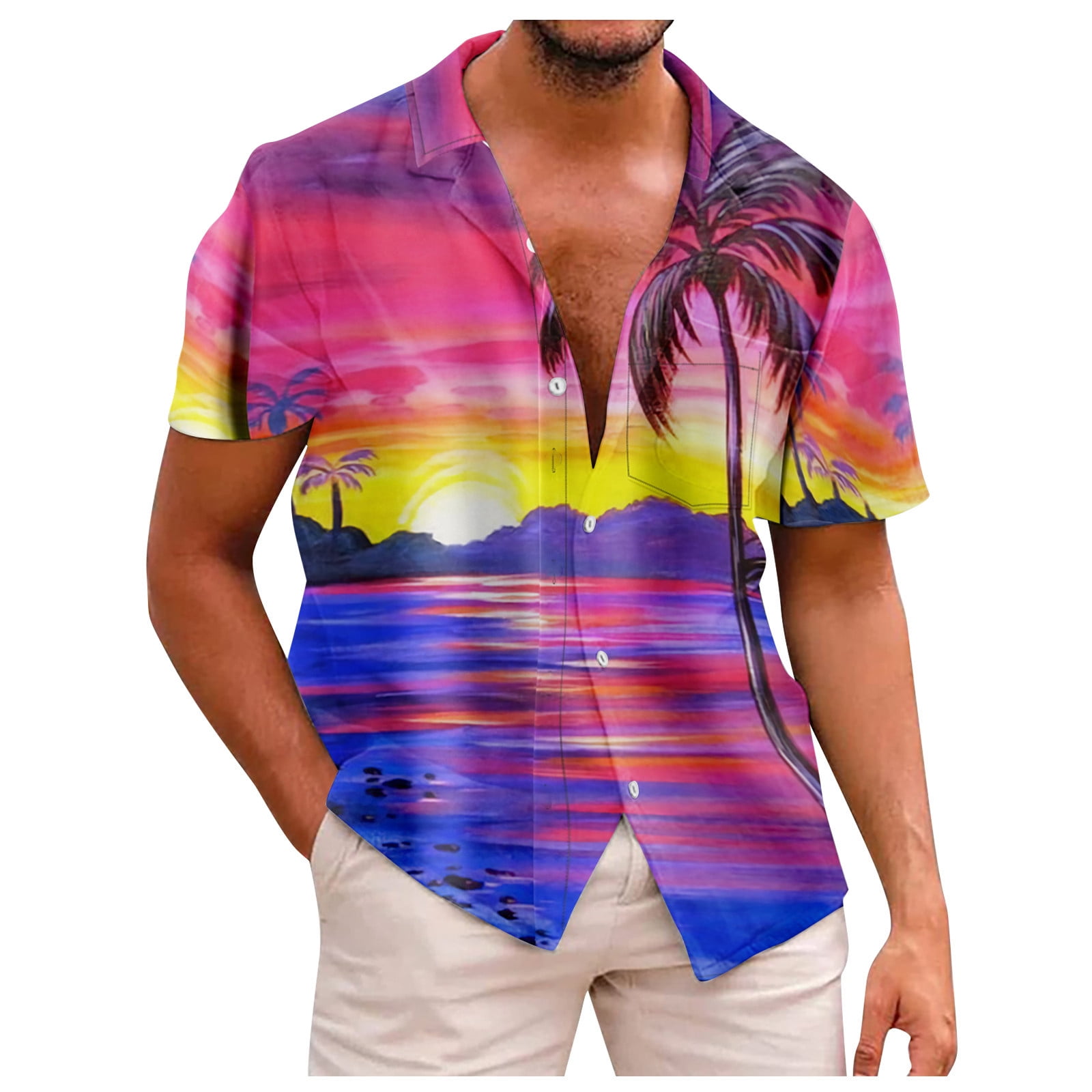 HIMIWAY 2023 Summer Trendy Clearance Mens Shirts Designer Spring Summer ...