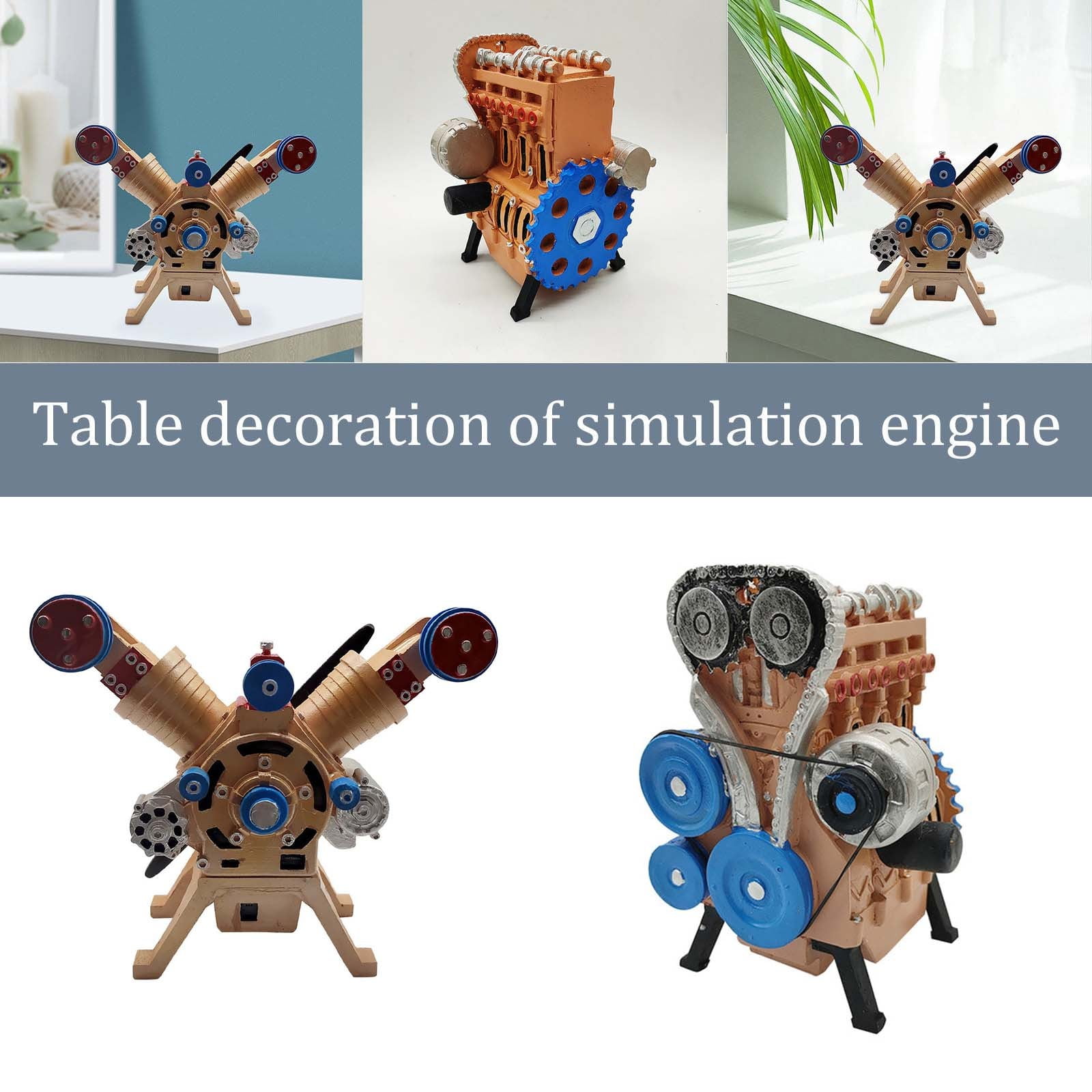 HIMIWAY Collectible Figurines Tabletop Decor Resin Sculpture for Indoor ...