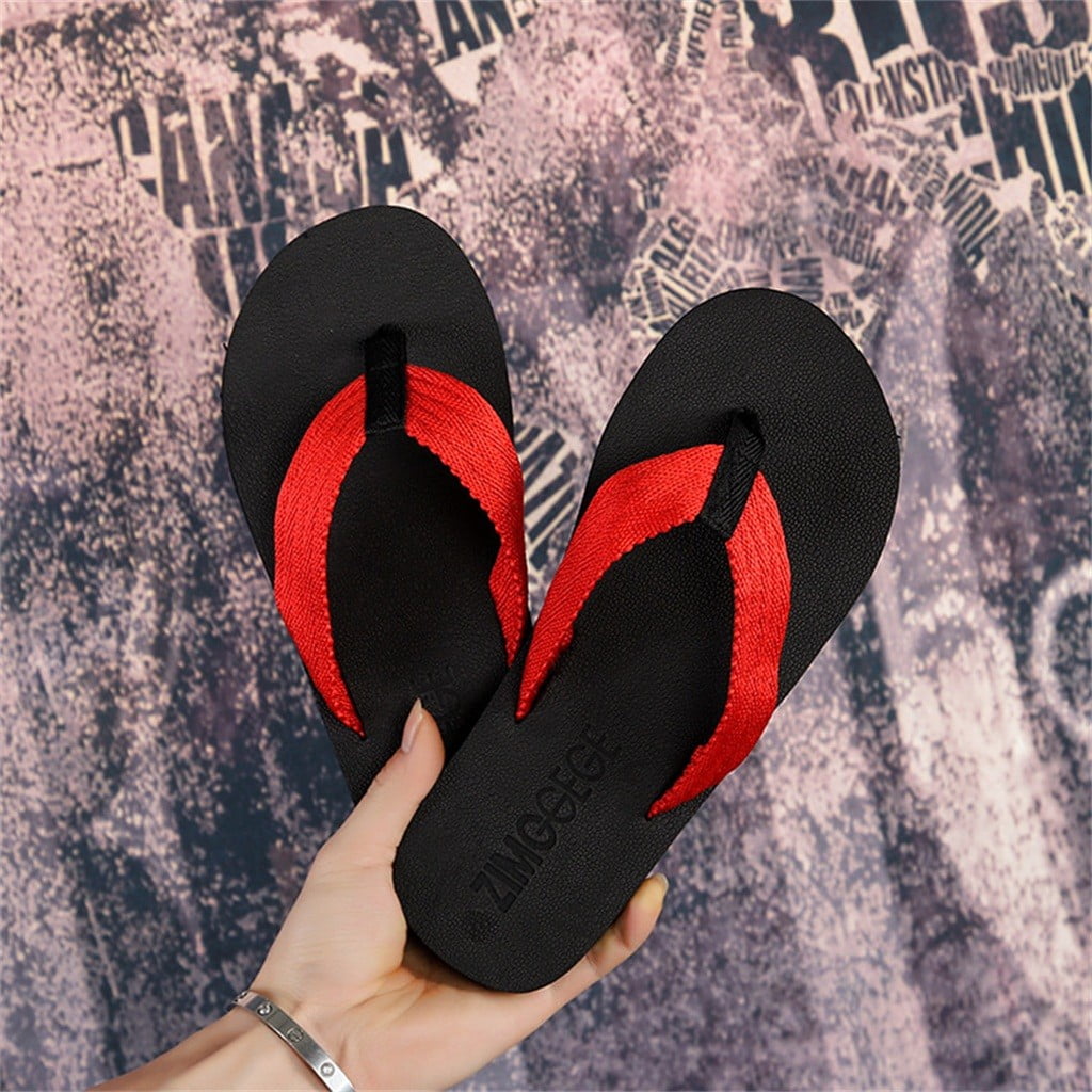 HIMIWAY Sandals Men Beach Sandals Men Fashion Summer Beach Slipper Flip ...