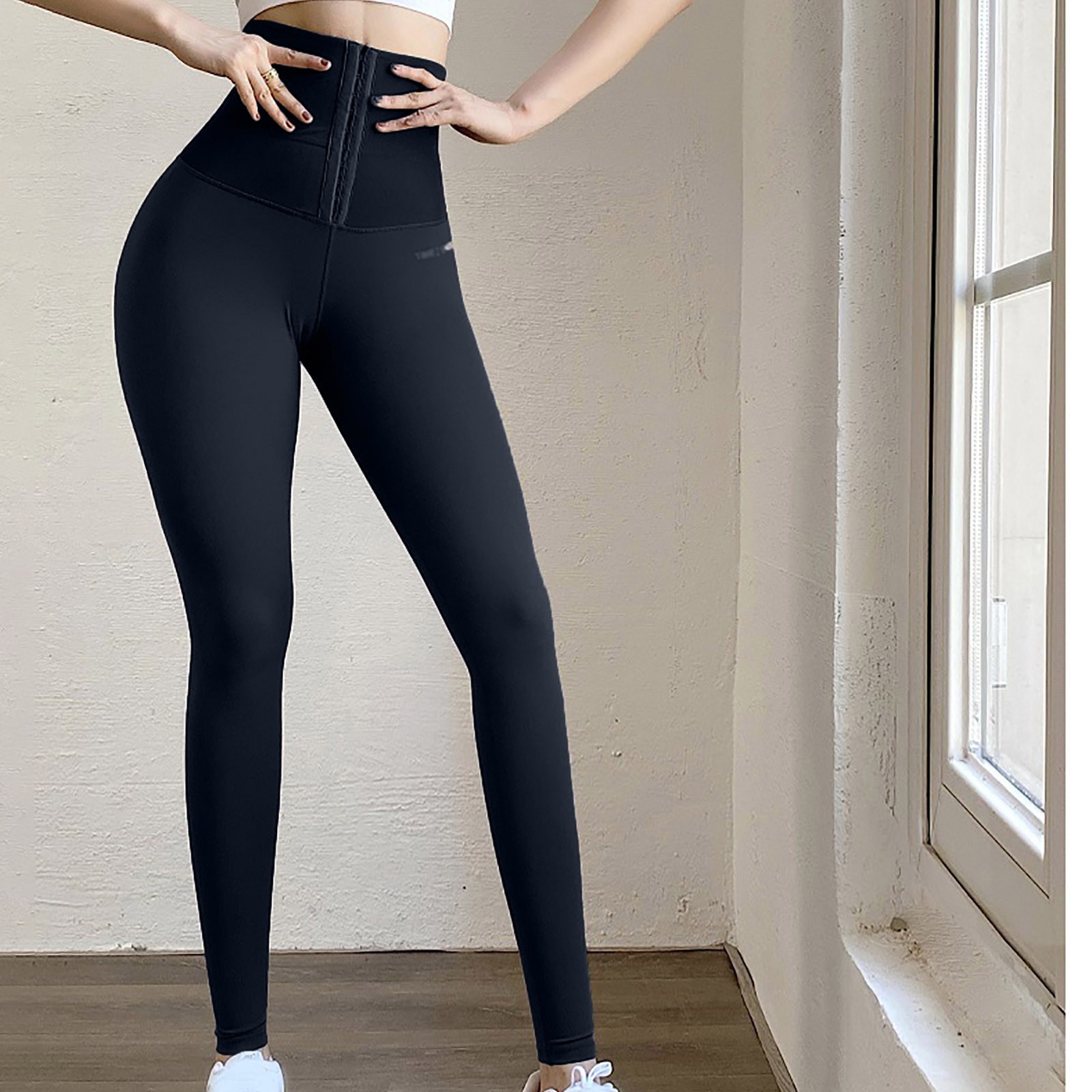 HIMIWAY Women's Body Building Pants With Waistband And Abdomen ...