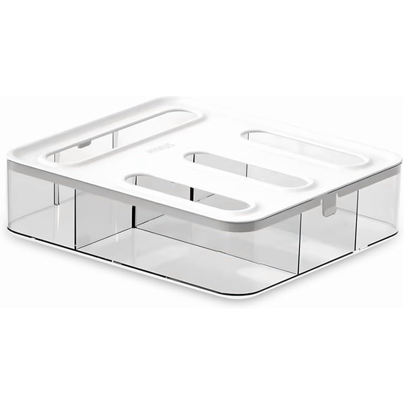 HIMUS Food Storage Bag Organizer - 4 in 1 Plastic Baggie Organizer for ...
