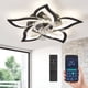 Zardon 27" LED Ceiling Fan with Llights, Remote, Indoor Outdoor ...