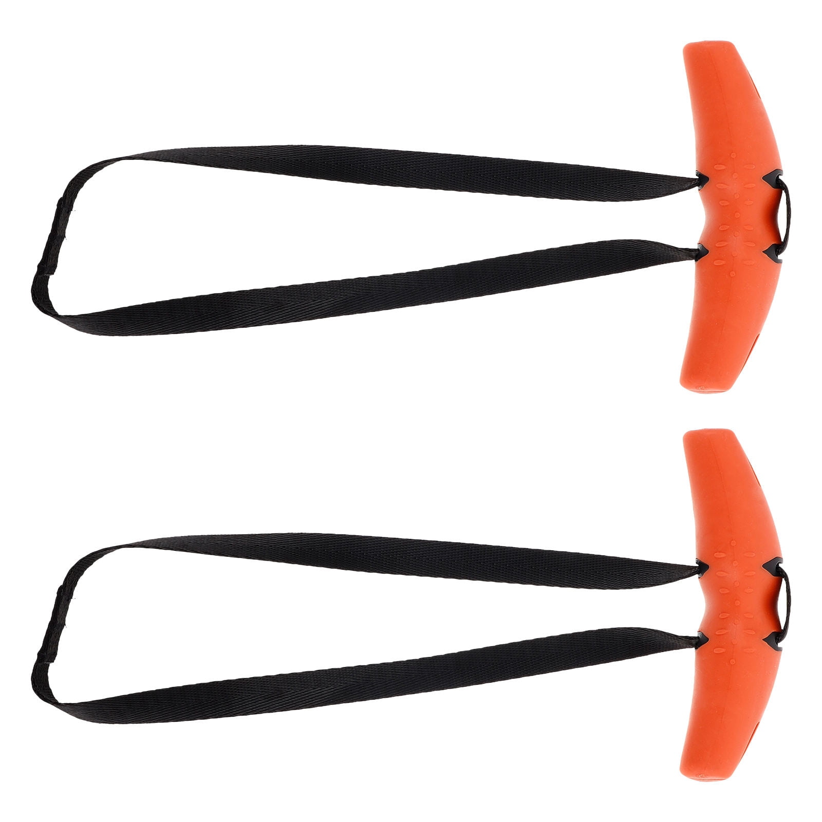 HINTRMENT 1 Pair Tpe Orange Bullhorn Shaped Cable Attachment Handle for ...