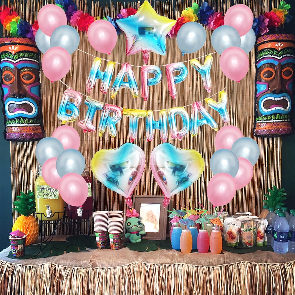 HINTRMENT 1 Set 16 Inch Balloons Pink Heart Shape for Birthday ...