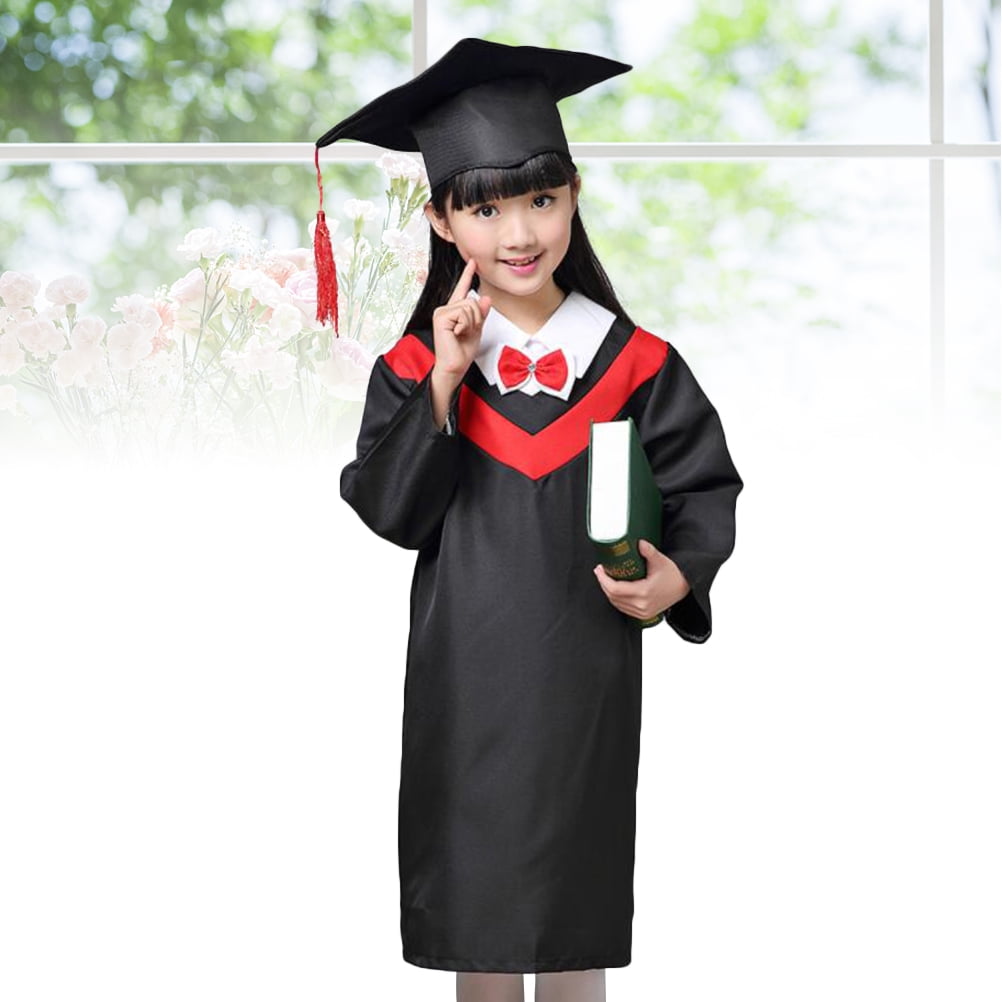 HINTRMENT 1 Set Childrens Graduation Cap and Gown Formal Design for ...