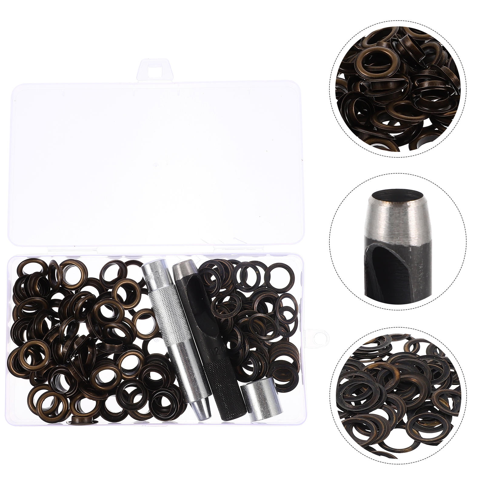 HINTRMENT 100 Sets Copper Grommet Set Assorted Color Breathable Diy ...