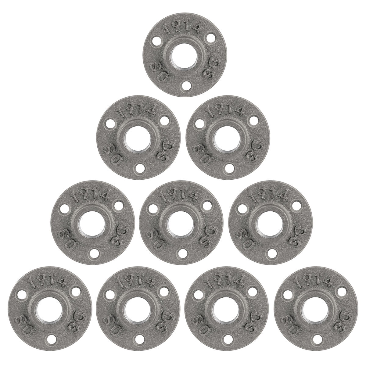 HINTRMENT 10Set Flange Plate for Plumbing Connection Industrial ...