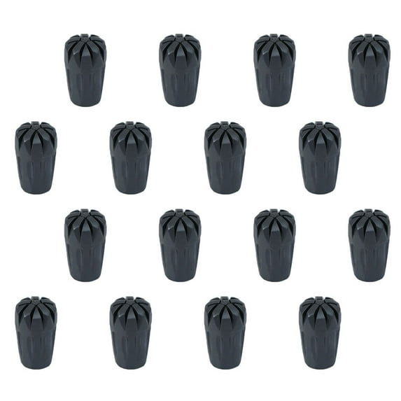 HINTRMENT 16Pcs Mini Alpenstock Rubber Trekking Cover for Hiking ...