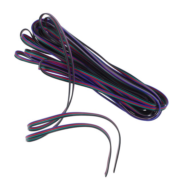 HINTRMENT 1Pack 10M RGB LED Extension Cable Copper Wire for RGB Strip ...
