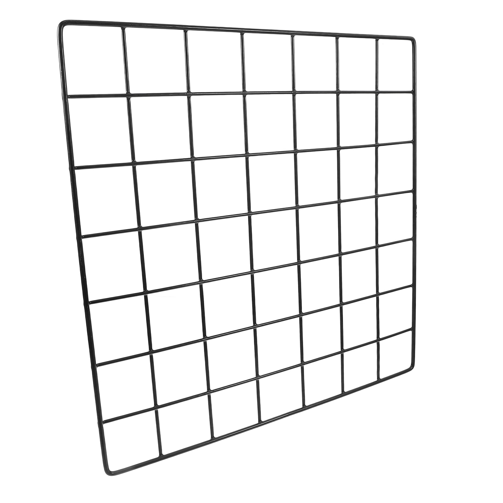 HINTRMENT 1Pack Grid Wall Accessories Iron Wall Hanging Black 35x35x0 ...