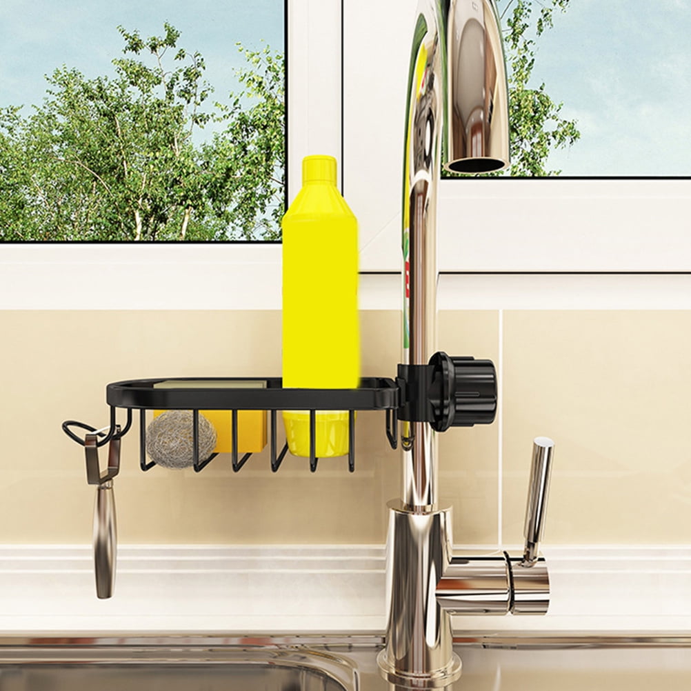HINTRMENT 1Pack Kitchen Sink Scrubber Holder Waterproof Stable Non ...