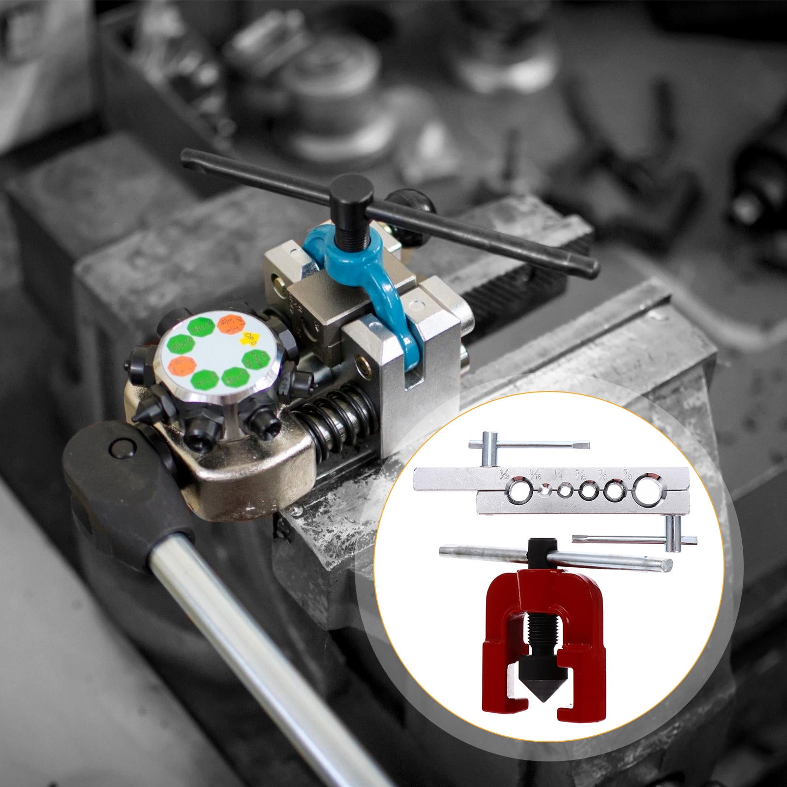 HINTRMENT 1Pack Mini Pneumatic Chamfer Flaring Tool Set For Aluminum ...