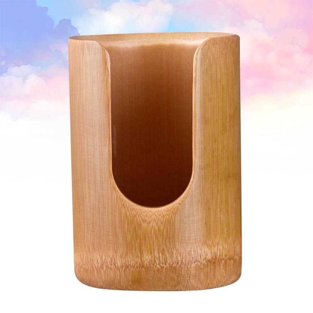 HINTRMENT 1Pack Tabletop Cup Stand for Tea Room in Light Brown 7x7x12 ...