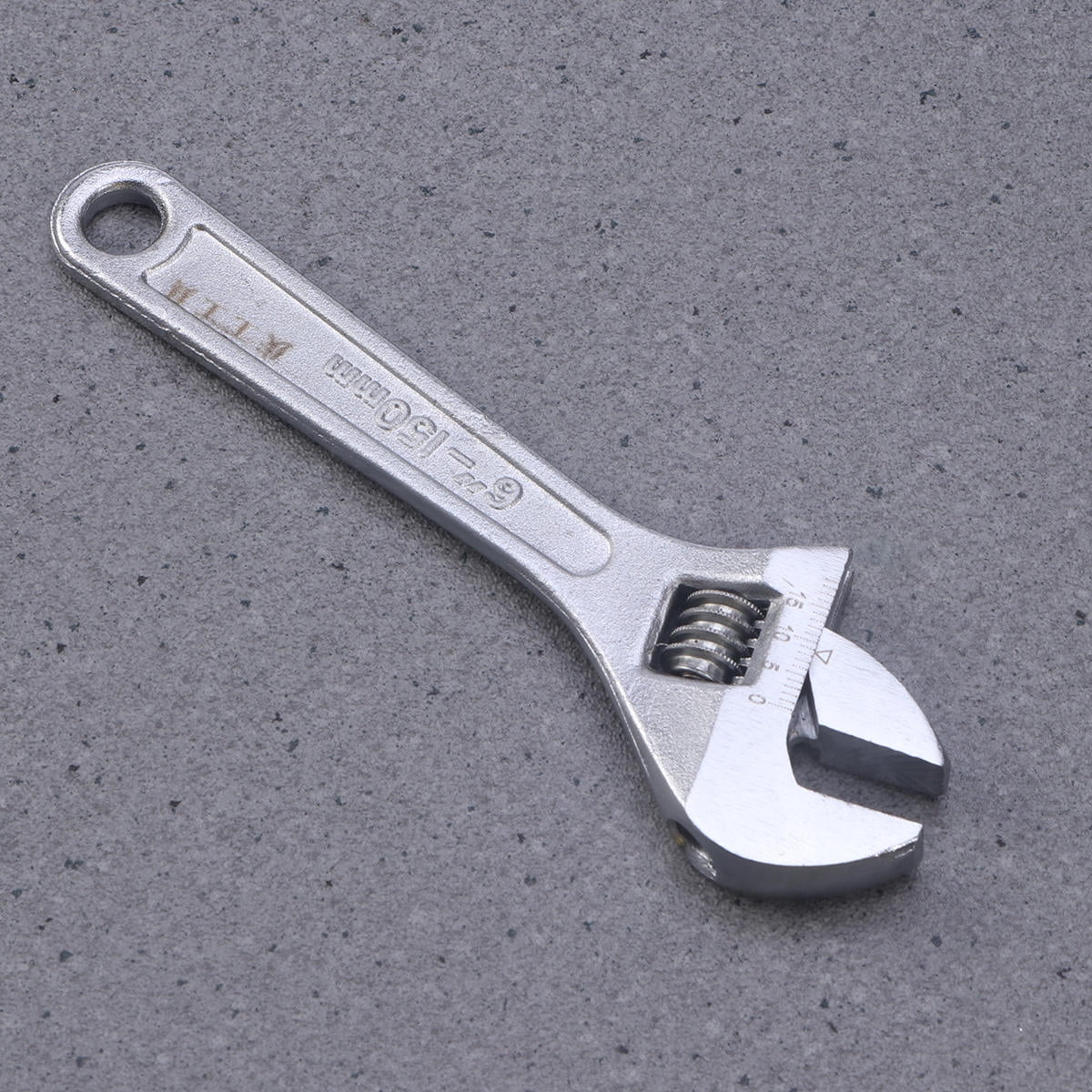 HINTRMENT 1Pcs Adjustable Wrench Tool in Silver Steel for Multi ...