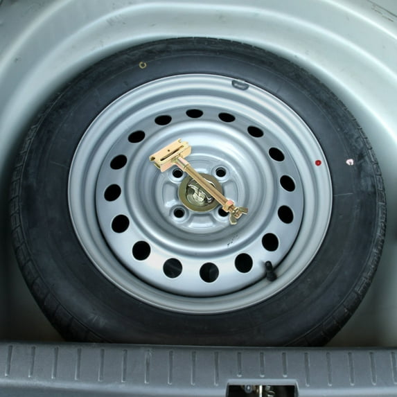 HINTRMENT 1Pcs Golden Metal Track Wing Nut Tire Rack for Spare Tire ...