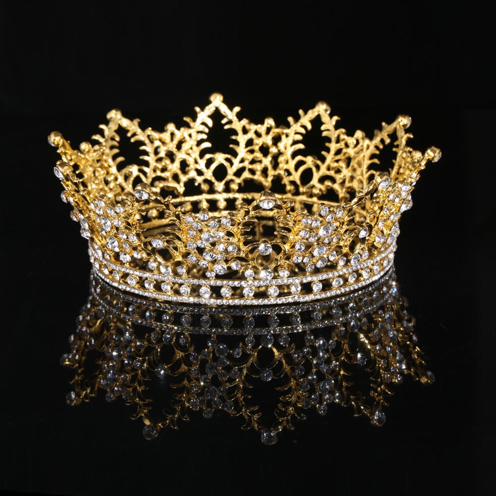 HINTRMENT 1Set Big Crowns for Queen Tiara with Crystal Rhinestones ...