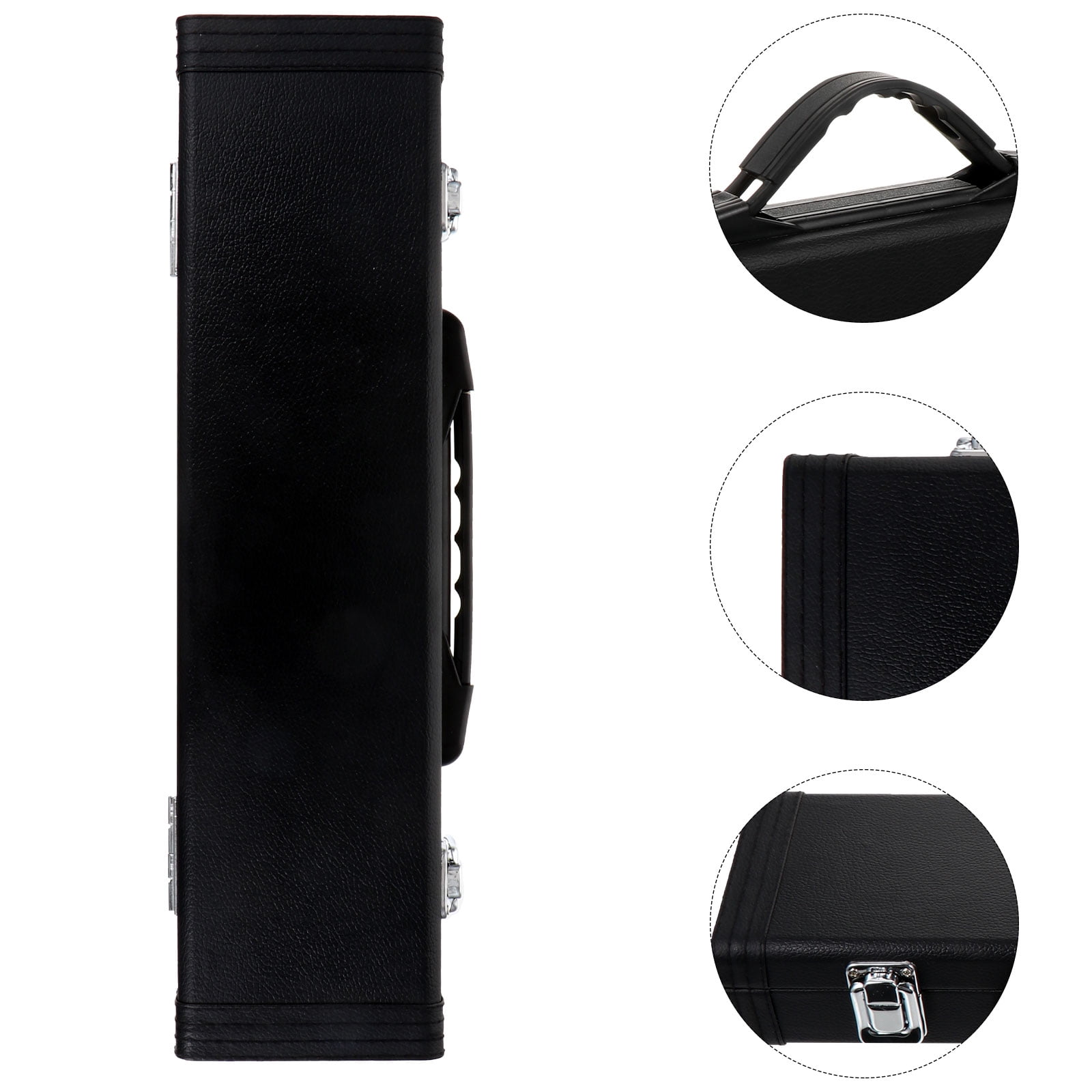 HINTRMENT 1Set Black Pu Leather Flute Case with Shoulder Strap ...