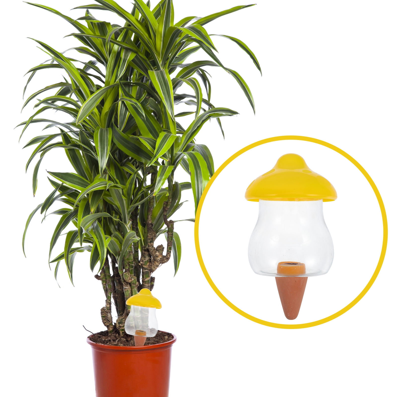 HINTRMENT 1Set Mushroom Shape Plastic Self Watering Dripper for Potted ...